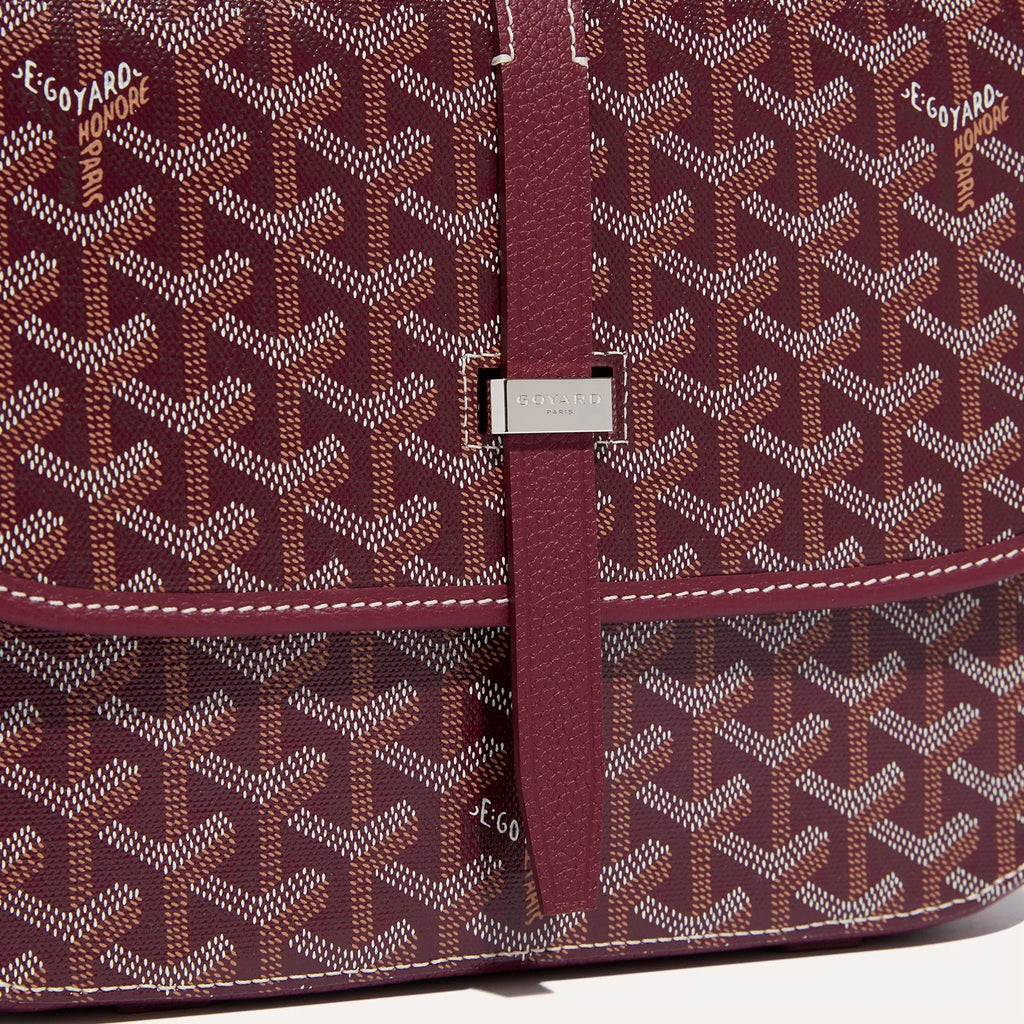 Goyard Goyardine Belvedere II Burgundy MM Messenger Bag – Trickey.store