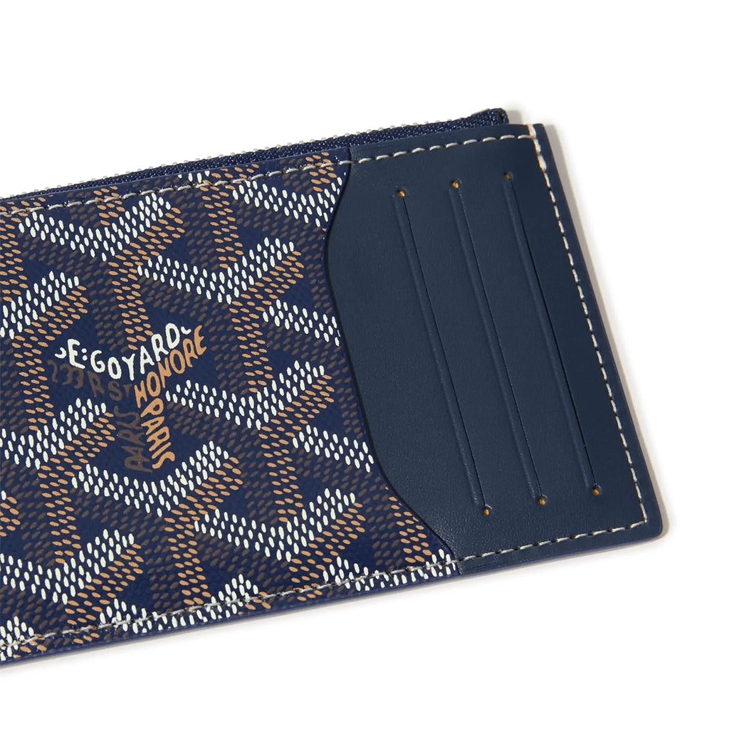 Goyard Bourbon Zipped Navy Blue Card Holder – Trickey.store