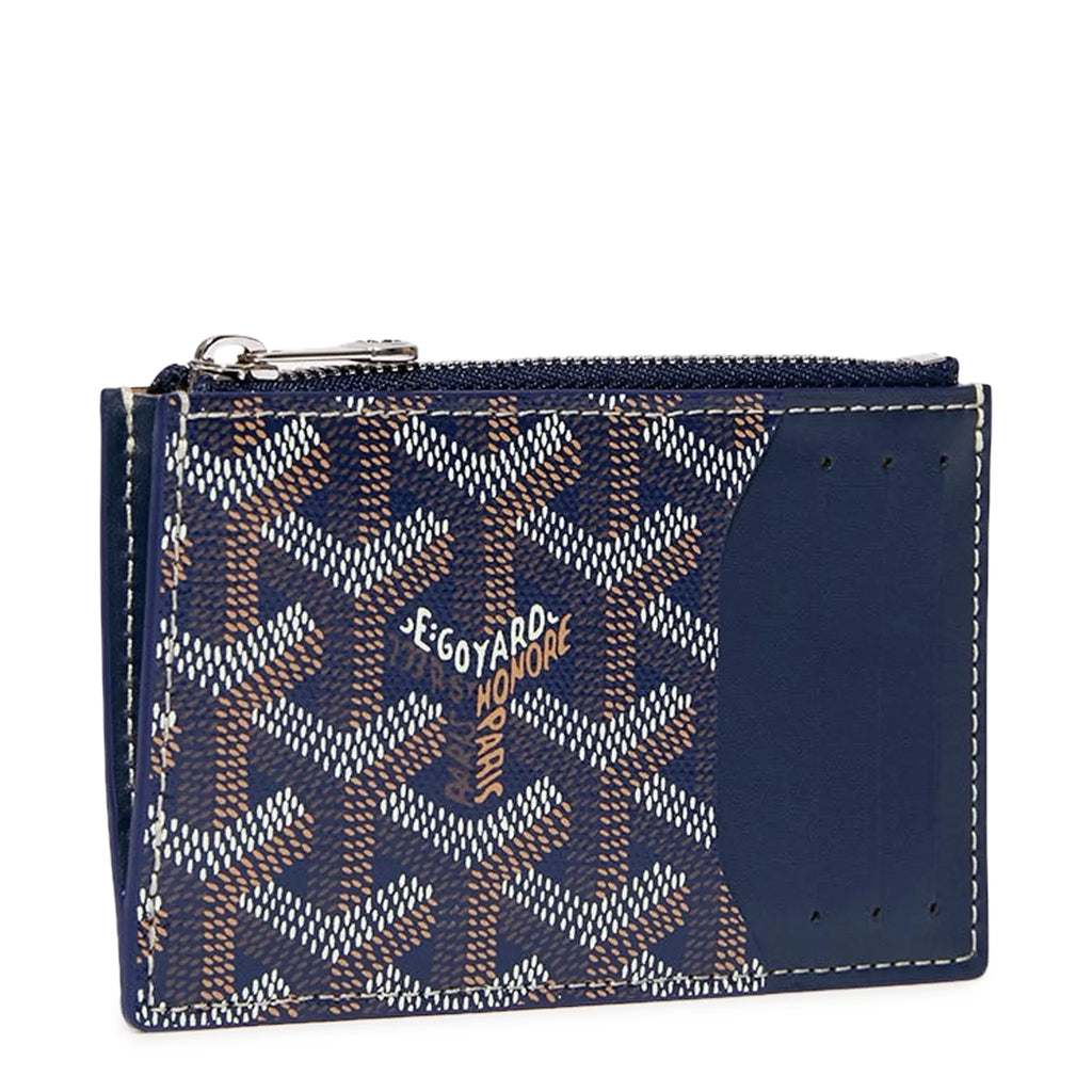 Goyard Bourbon Zipped Navy Blue Card Holder – Trickey.store
