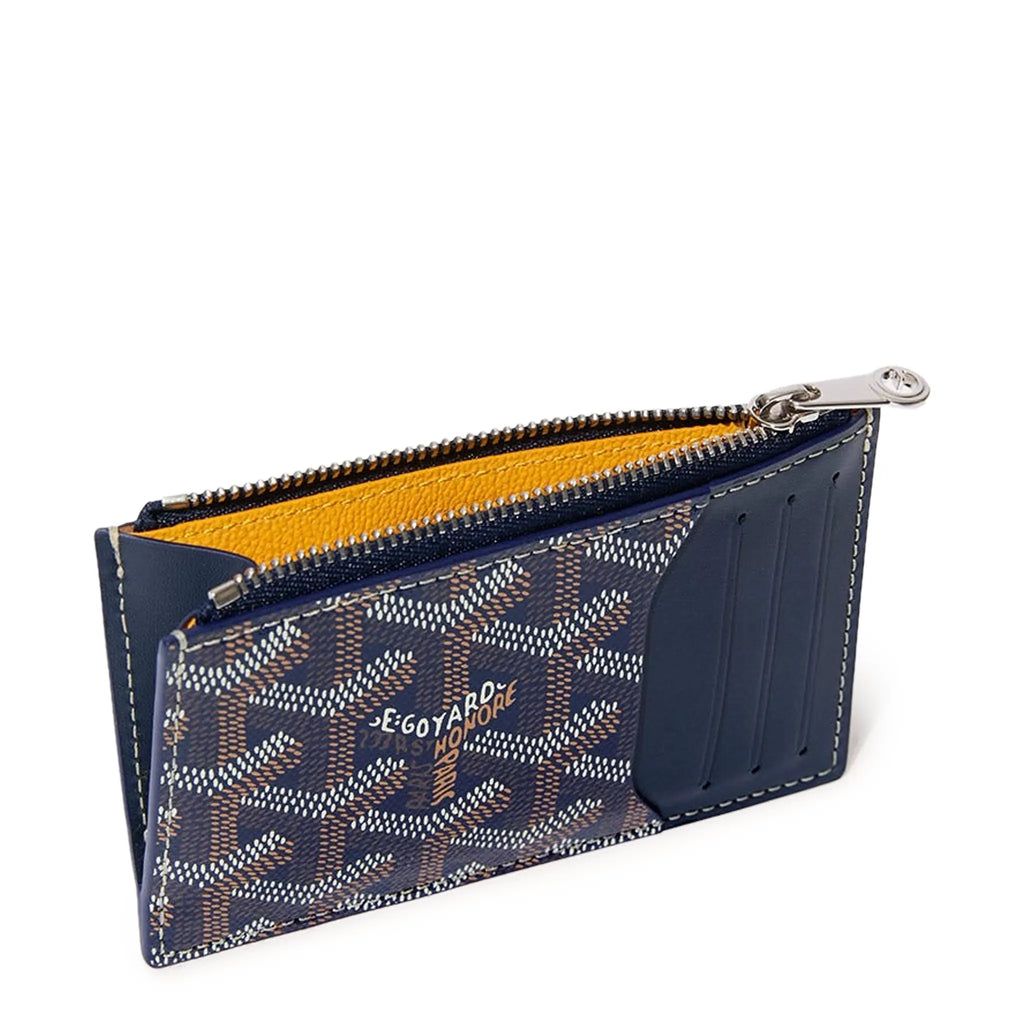 Goyard Bourbon Zipped Navy Blue Card Holder – Trickey.store