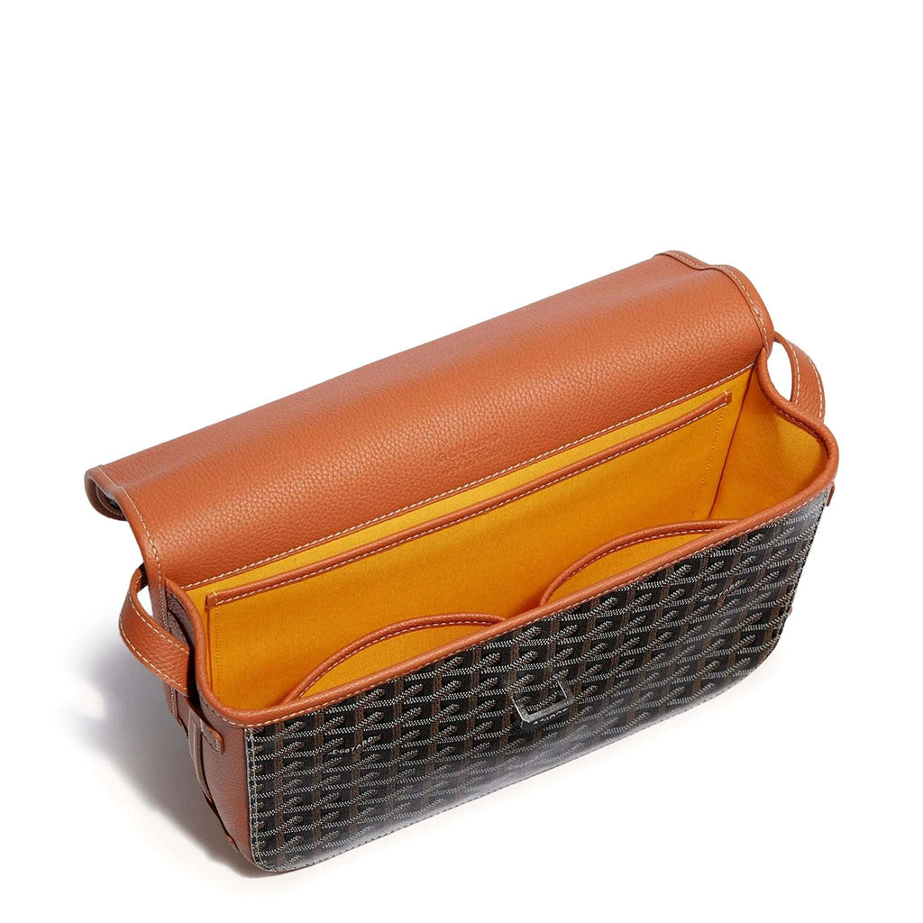 Goyard Goyardine Belvedere II Black Tan MM Messenger Bag – Trickey.store
