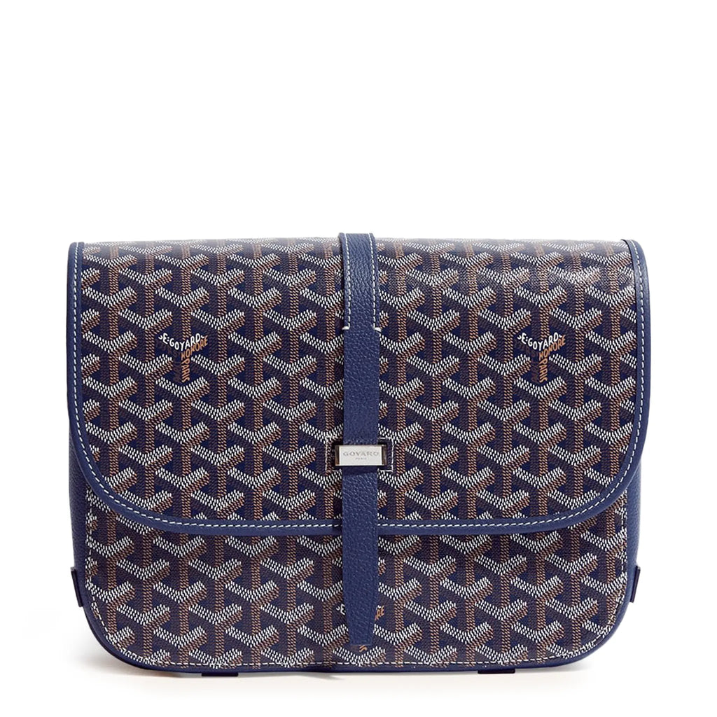 Goyard Goyardine Belvedere II Navy Blue MM Messenger Bag – Trickey.store